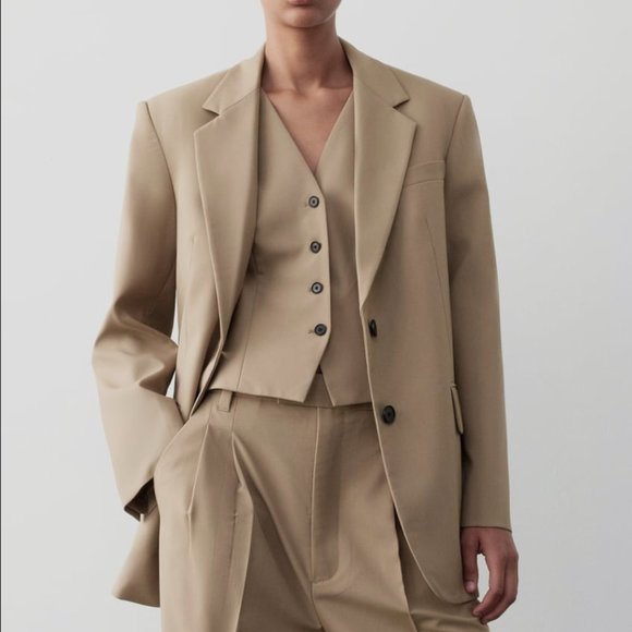 Zara | Jackets & Coats | Zara New Woman Oversized Blazer Zw Collection ...